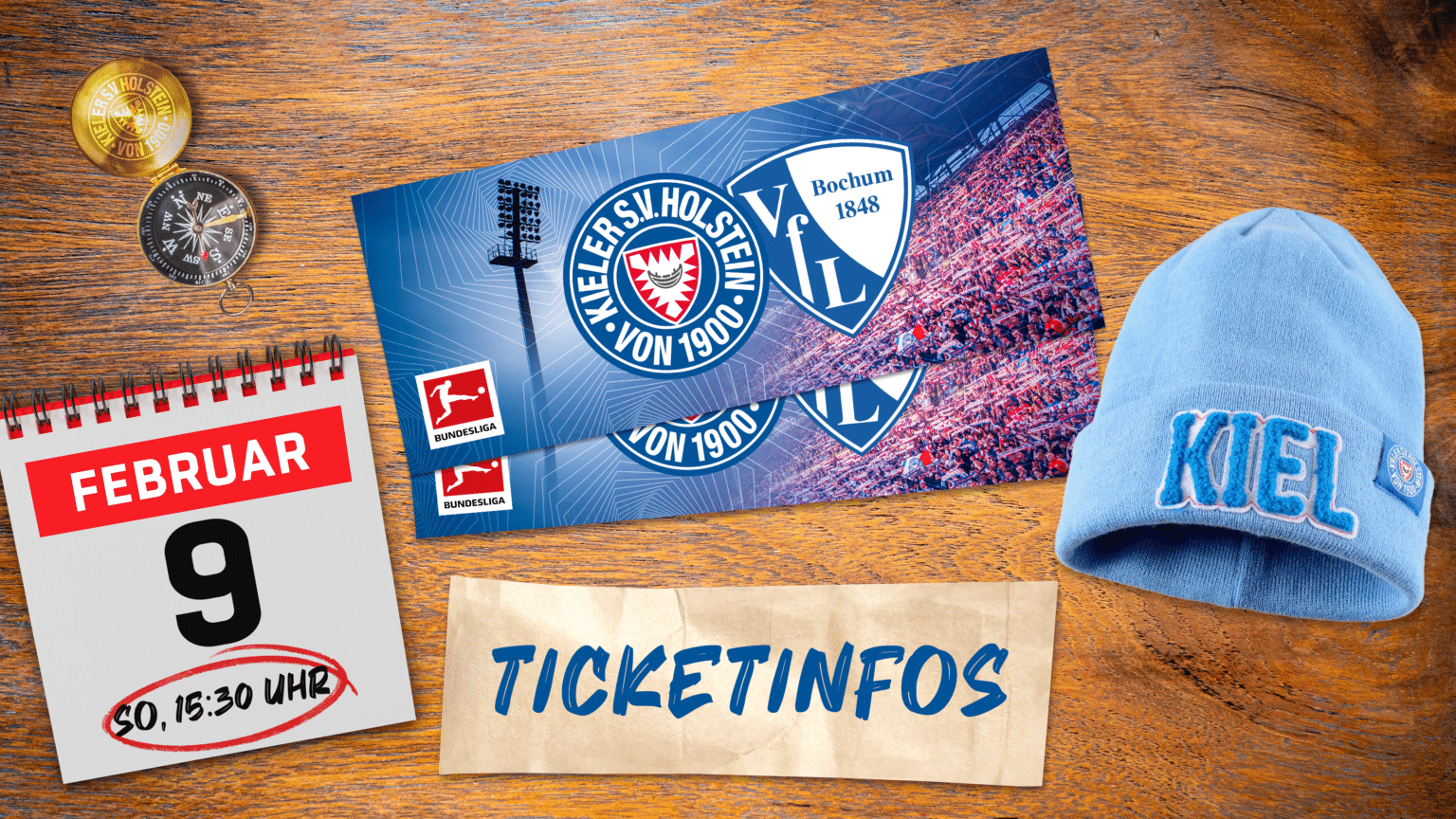 Ticketinfos für das Heimspiel gegen den VfL Bochum - Kieler Sportvereinigung Holstein von 1900 e. V.