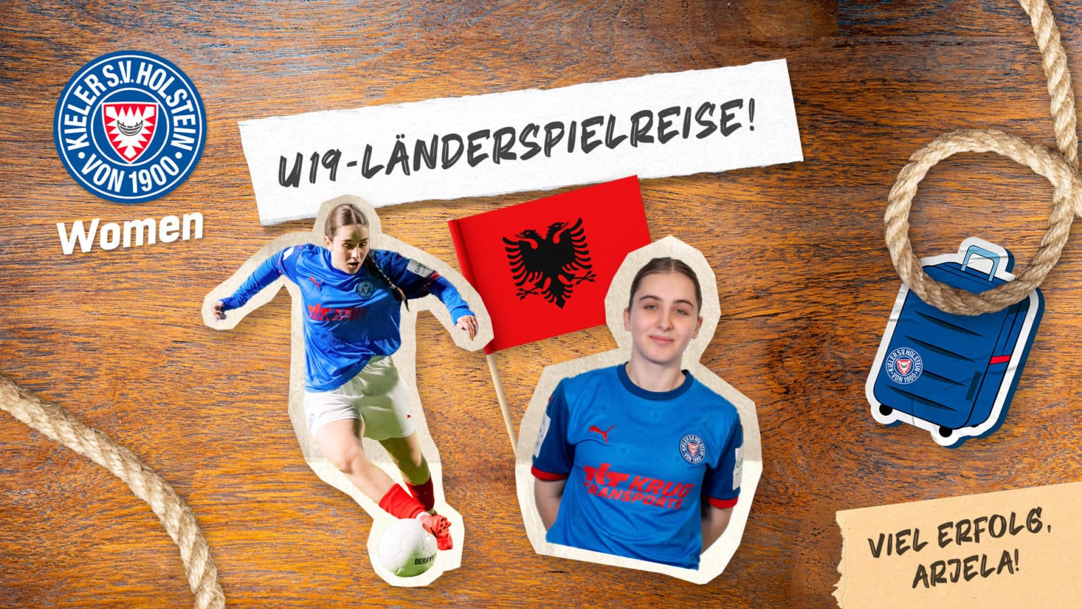 Women-Neuzugang Arjela Lako auf Länderspielreise - Kieler Sportvereinigung Holstein von 1900 e. V.