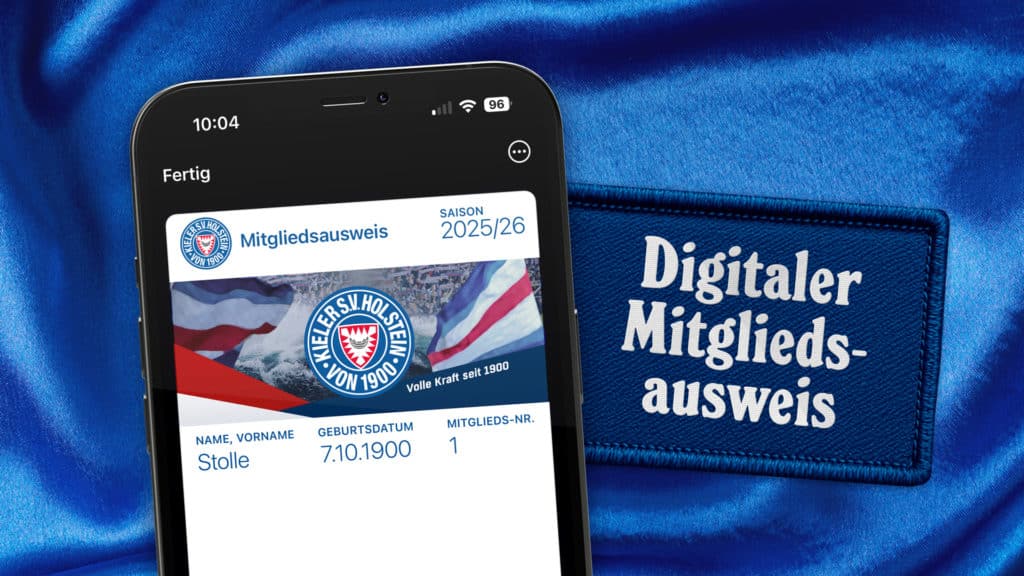 Zur neuen Saison: Mitgliedsausweis wird digital - Kieler Sportvereinigung Holstein von 1900 e. V.
