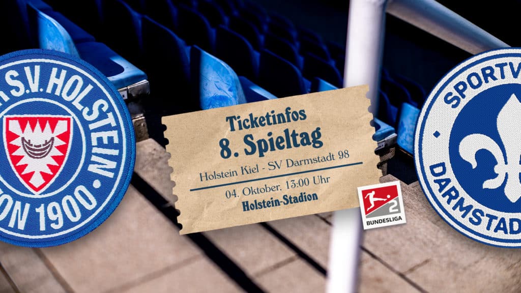 Update: Freier Vorverkauf für das Heimspiel gegen den SV Darmstadt 98 - Kieler Sportvereinigung ...